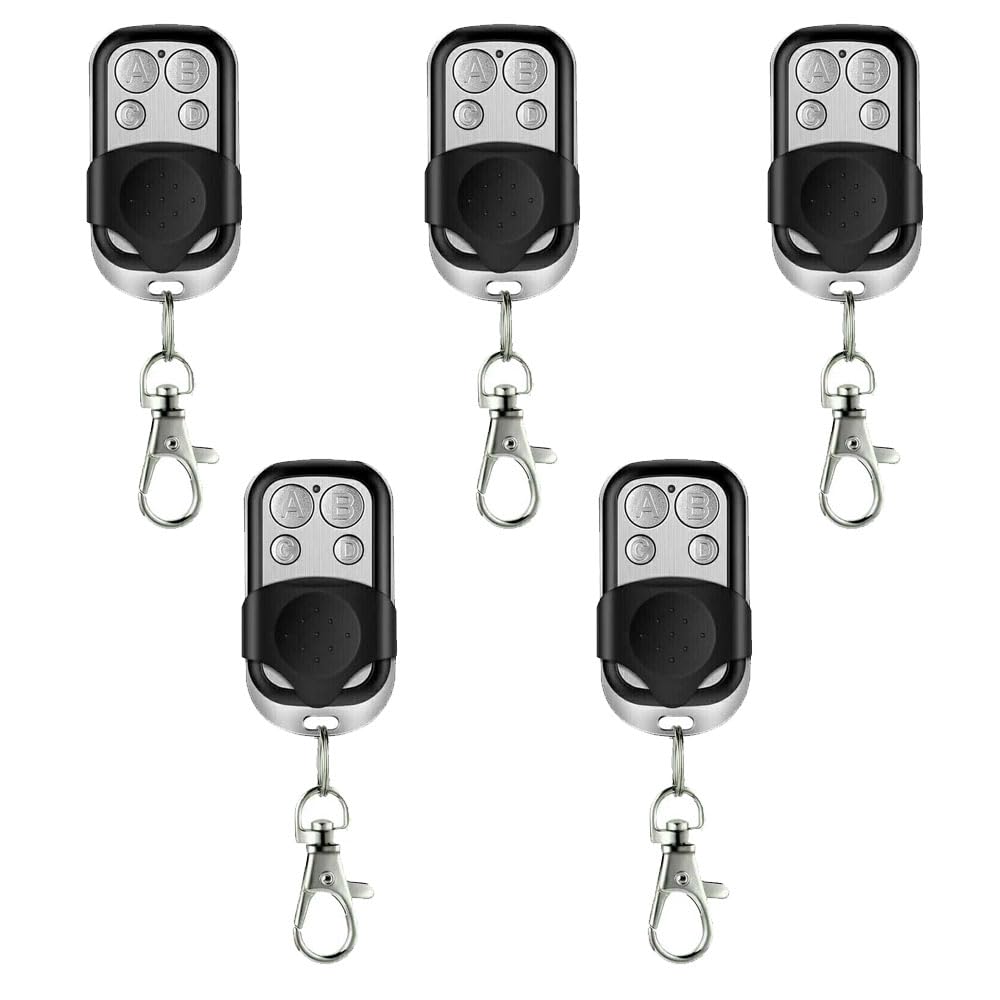 Set di 5 Telecomandi Universali Autoapprendenti per Cancello Automatico ...