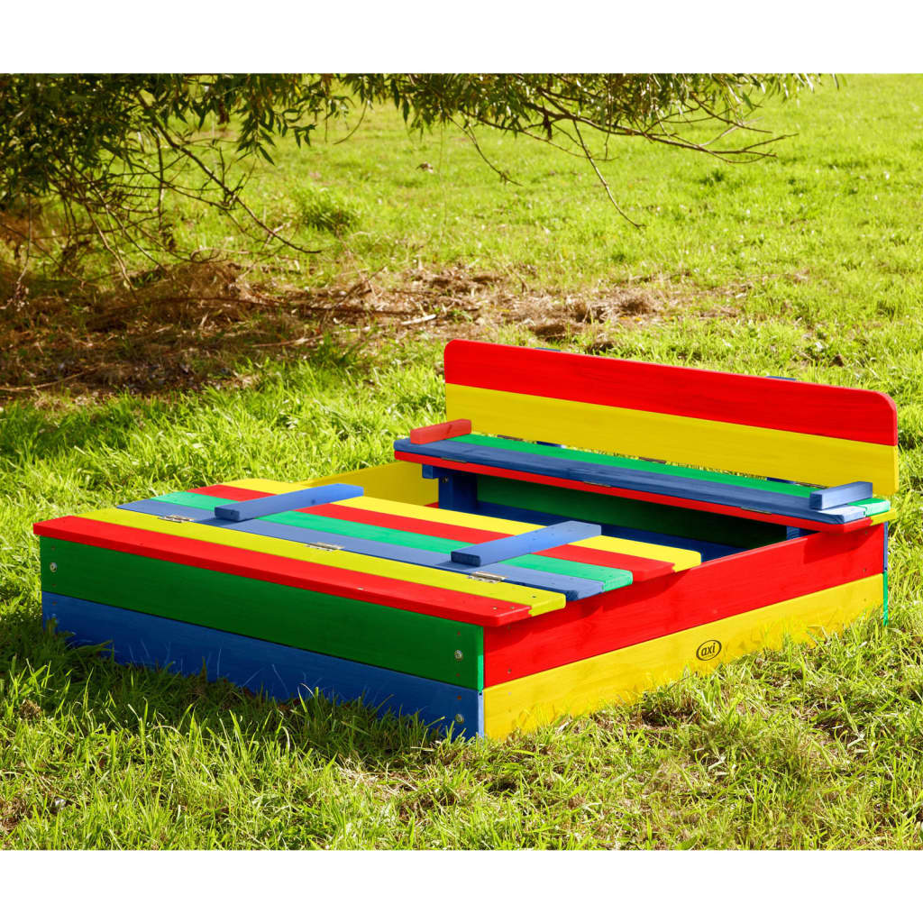 Bac à Sable Enfant en bois multicouleur AXI Ella | 100 x 95 cm | Leroy ...