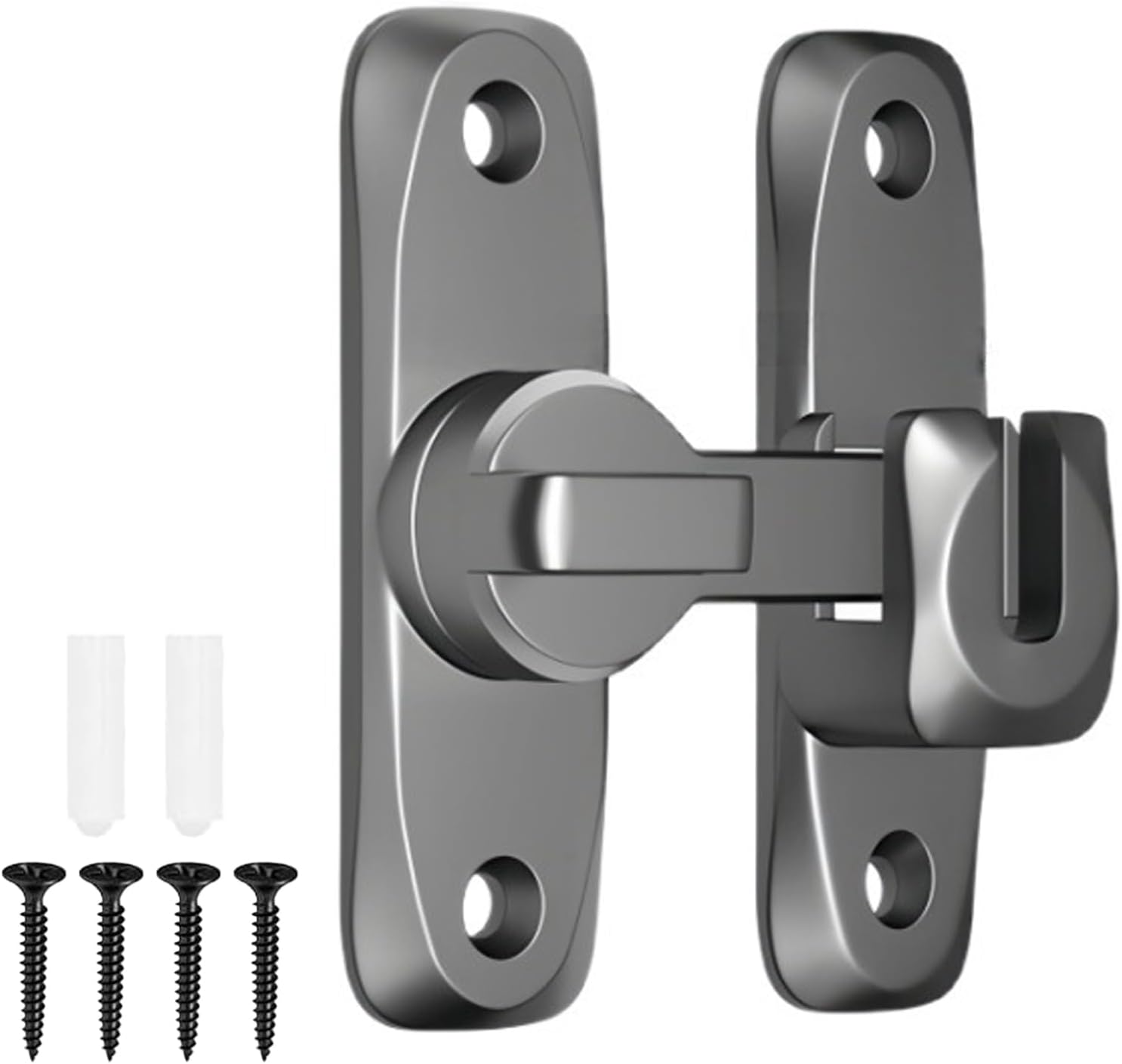 Loquet rotatif robuste 90°/180° pour portails, granges, garages ...