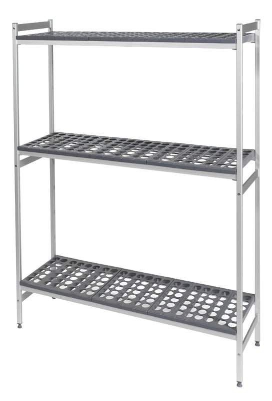 Rayonnage FERMOSTOCK 3 Niveaux 5711 - Profondeur 360 mm - Fermod - l130.9- L0- P36- h168.5 ...