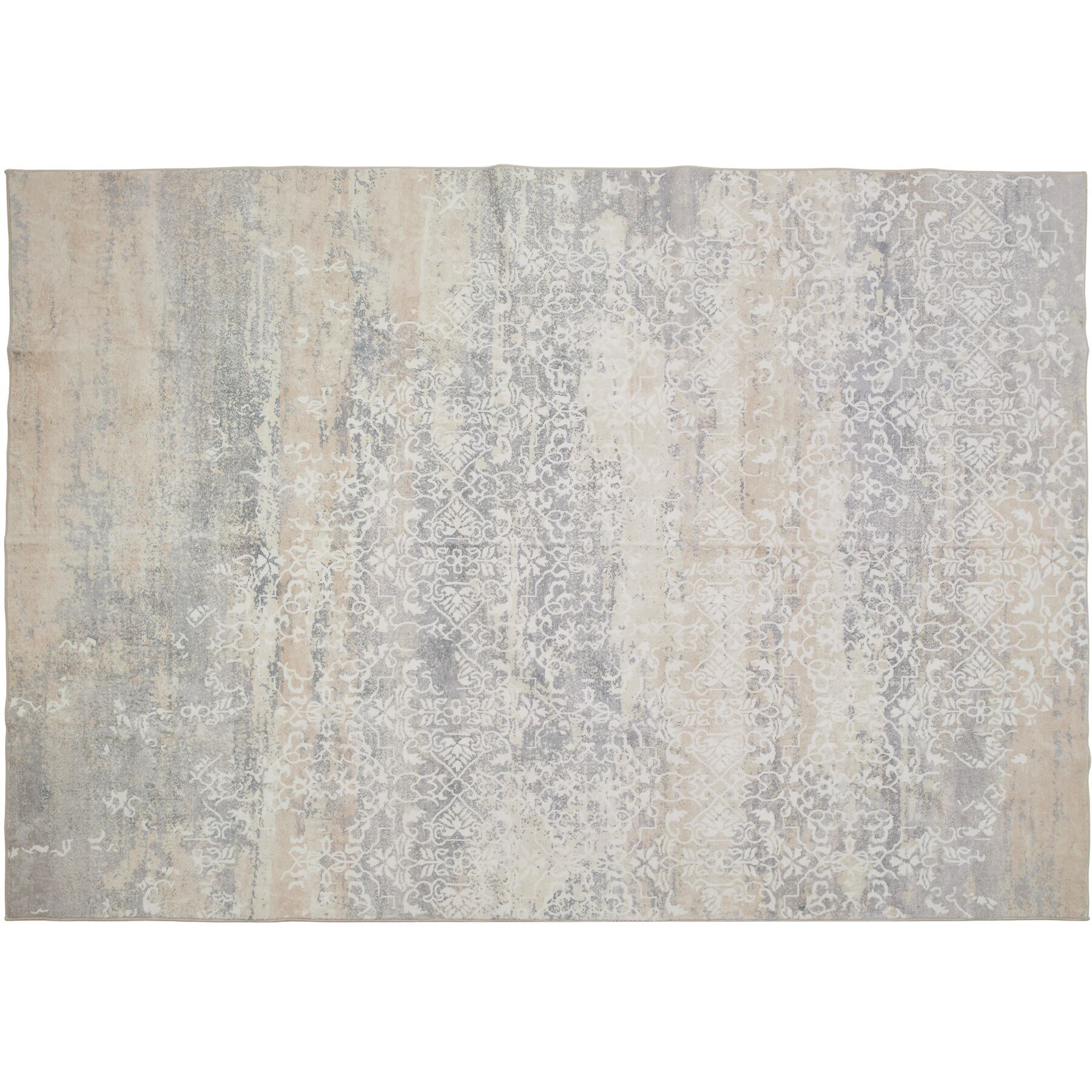 Tapis au design vintage à poils courts doux lavable et antidérapant 160 ...