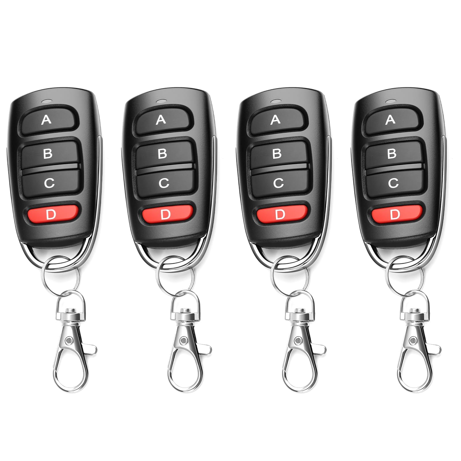 4PCS Telecommande Universelle Portail 433 Mhz, Duplicateur Porte de ...