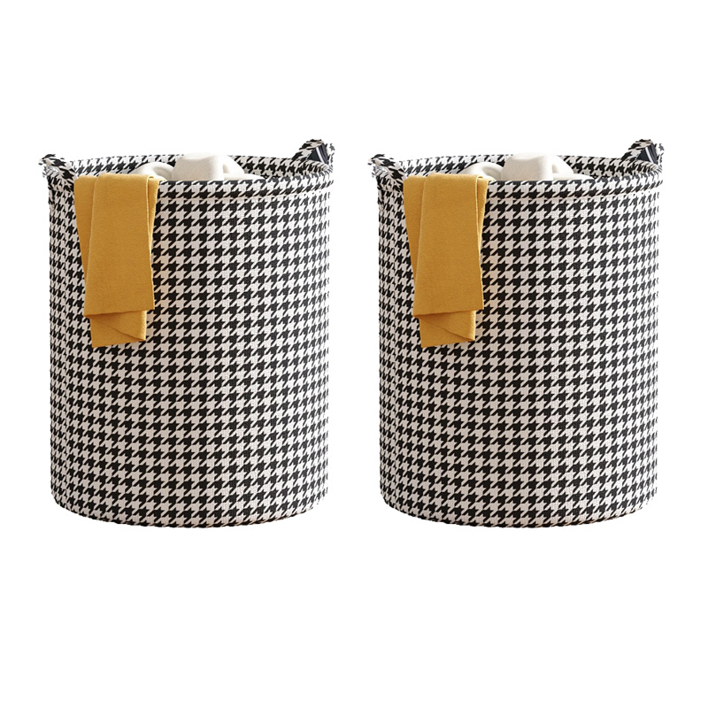 Juego de 2 cestas plegables para dormitorio, baño, ropa sucia y ...