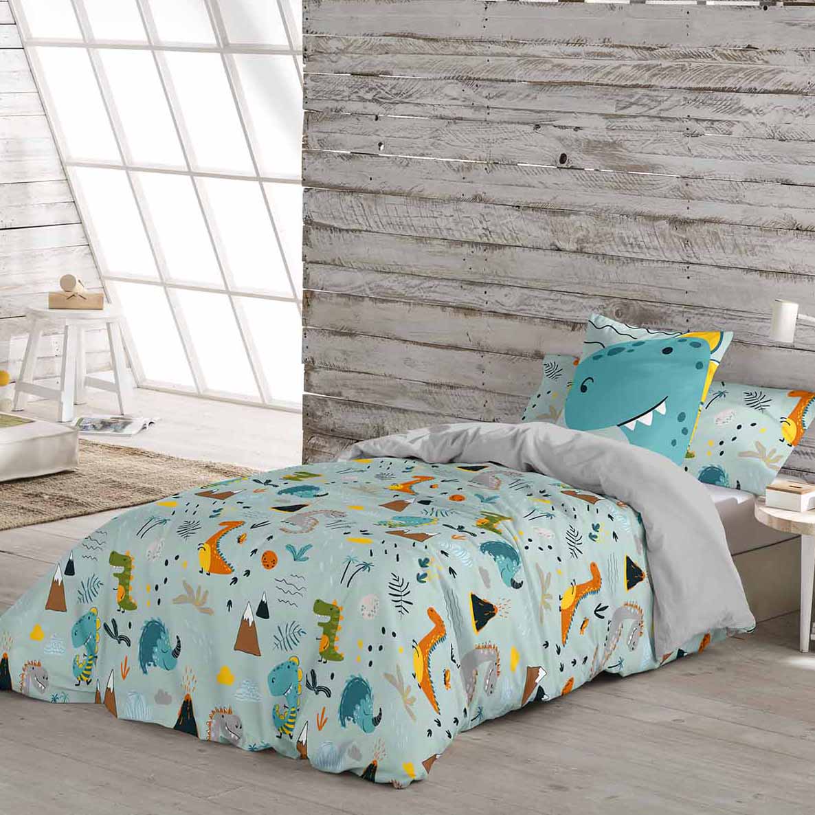 HOUSSE DE COUETTE SAURUS 100% COTON LIT 105 | Leroy Merlin