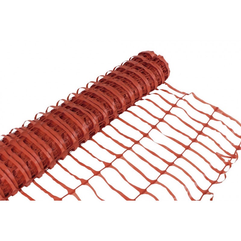 Malla de Señalización de Obras 1x50 m color naranja COFAN | Leroy Merlin
