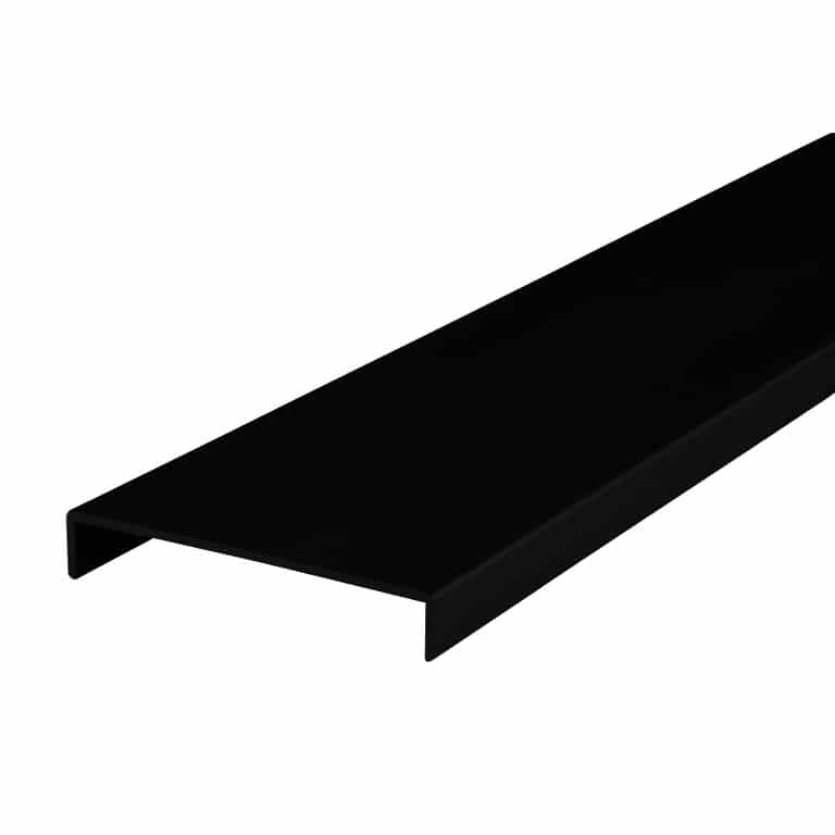 NORDLINGER PRO Lot de 2 Nez de cloison noir 260 cm x 74 mm | Leroy Merlin