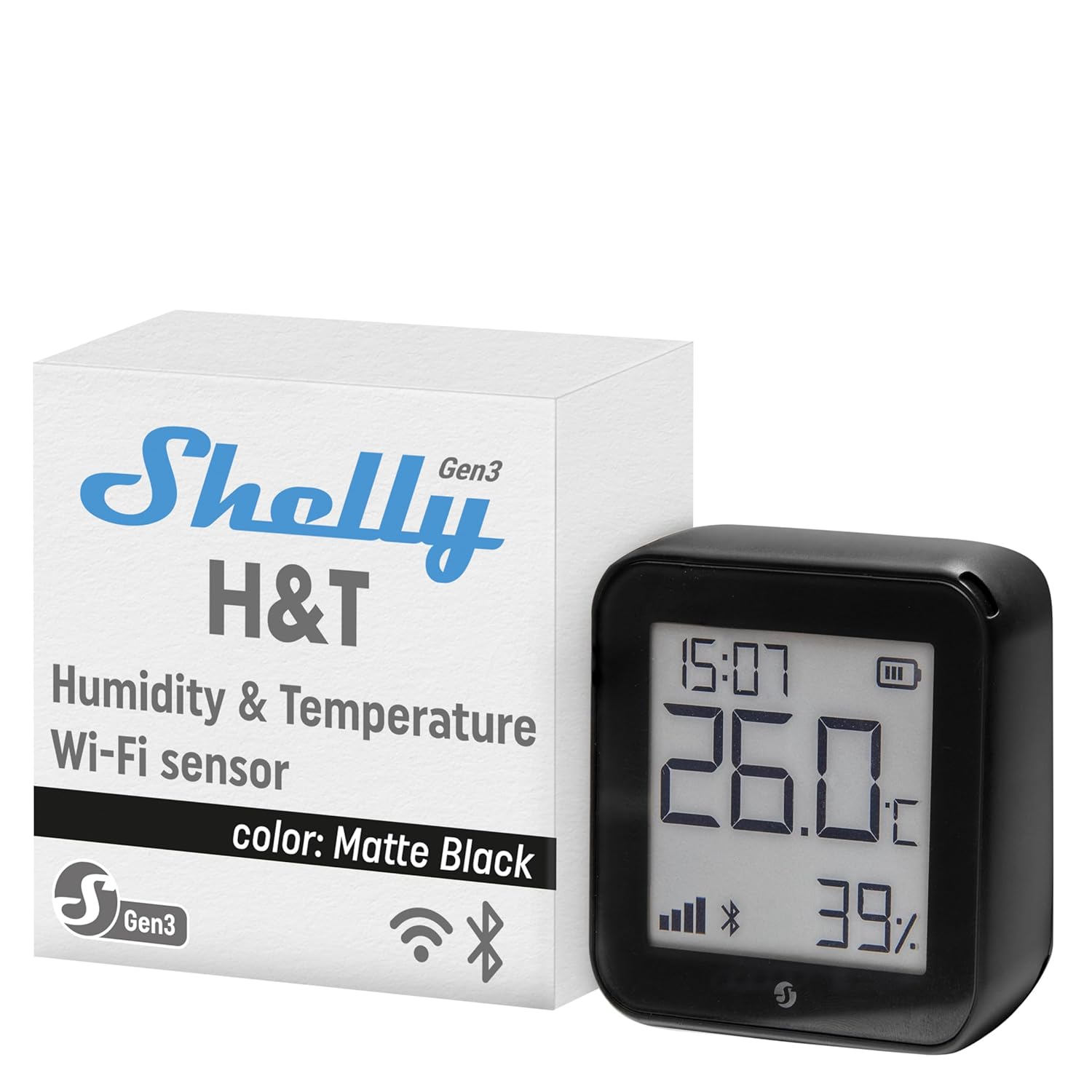 Shelly - Capteur de température et d'humidité connecté - Wi-Fi ...