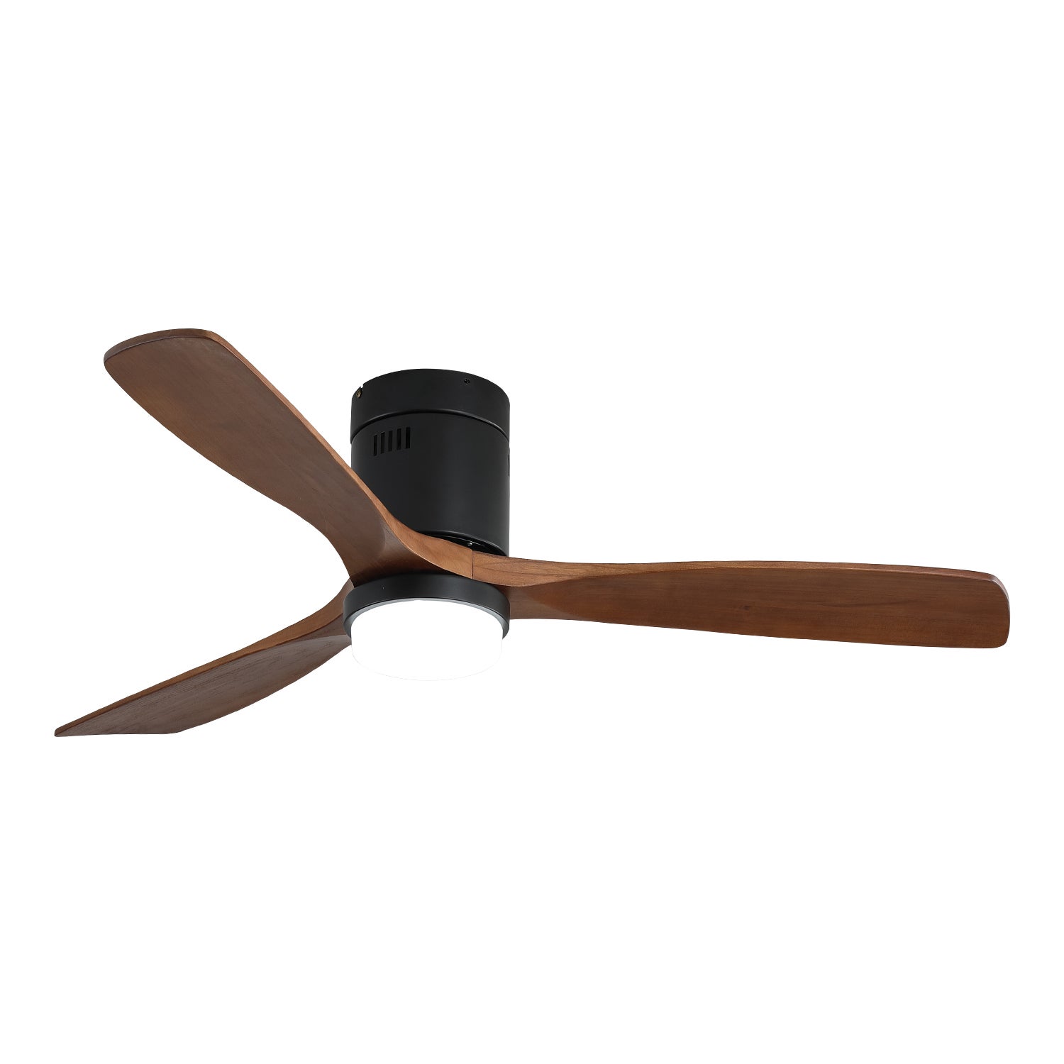 Ventilateur de plafond 132 cm – 3 pales bois massif, moteur silencieux ...