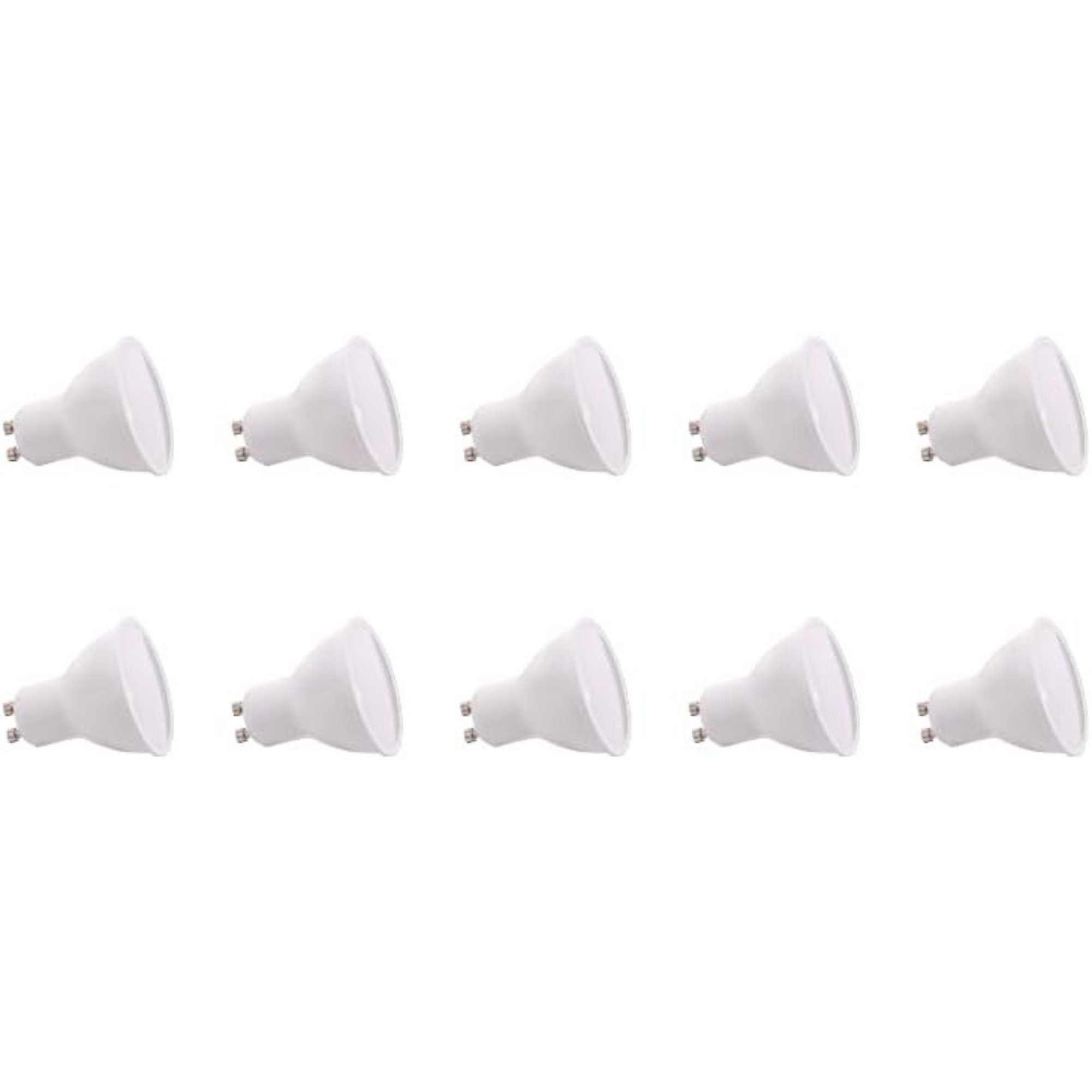Pack de 10 Ampoules Led GU10 Dimmable 7W 4200K Blanc Neutre | Leroy Merlin