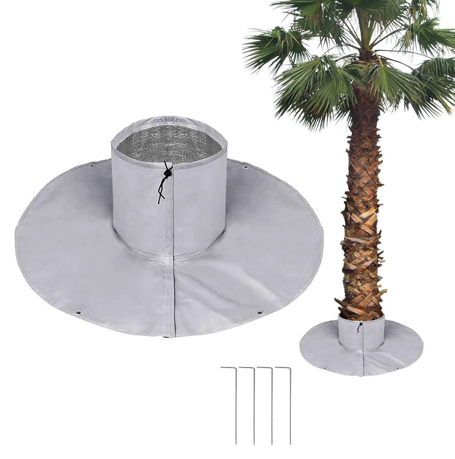Lot de 2, couverture froide pour plantes et arbres jusqu'à 30 cm de ...