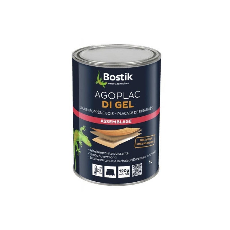 BOSTIK AGOPLAC Colla gel per neoprene - 1L | Leroy Merlin