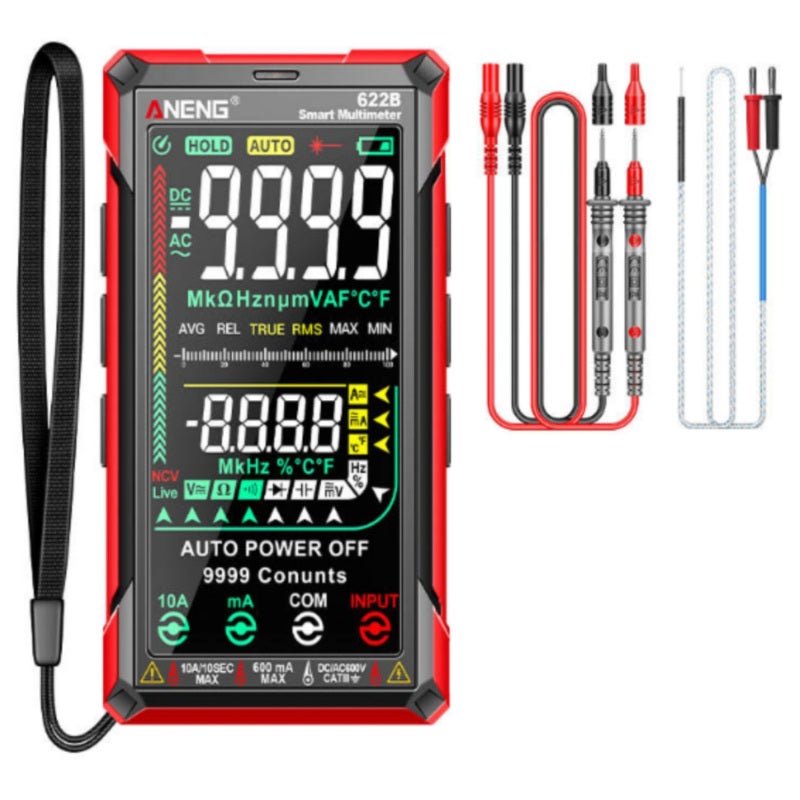 Multímetro digital de alta precisión con pantalla táctil grande ...