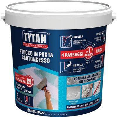 MASTIC PÂTE POUR PLAQUES DE PLÂTRE FIBRÉES BLANCHES TYTAN 1,8 KG ...
