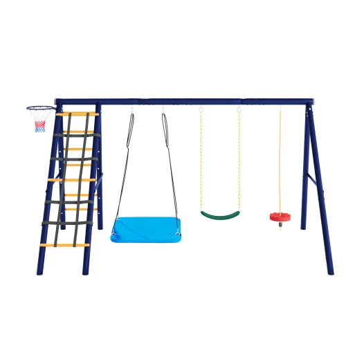 Ensemble multifonctionnel de balançoires extérieures – 3 balançoires ...