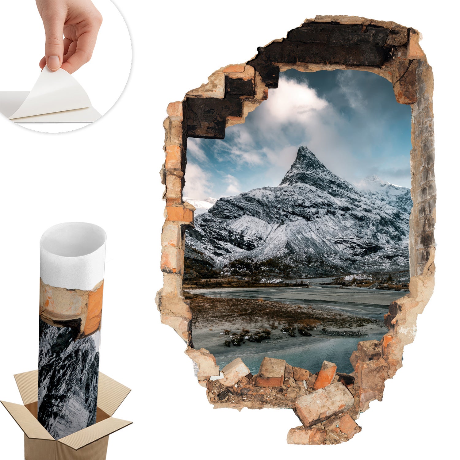 Film décoratif autocollant pour mur - sticker mural - montage facile et ...
