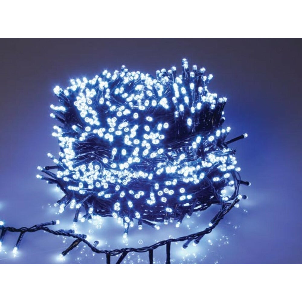 Straightlight LED - 34 m - 1500 lampes blanches - fil vert | Leroy Merlin
