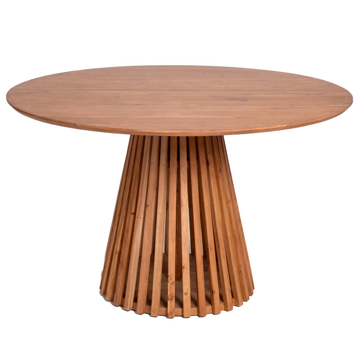 Table ronde en bois d'acacia Vida | Leroy Merlin