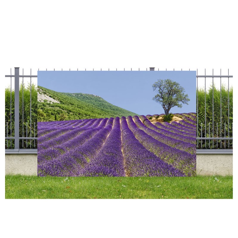 Brise vue imprimé Provence POET SIGILLAT, 300 x 200 cm (LxH), 100% occultant, Made in France par ...