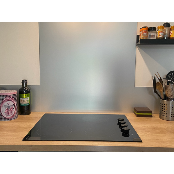 Fond De Hotte Crédence Aluminium Anodisé H 55 Cm X L 50 Cm Bricoman