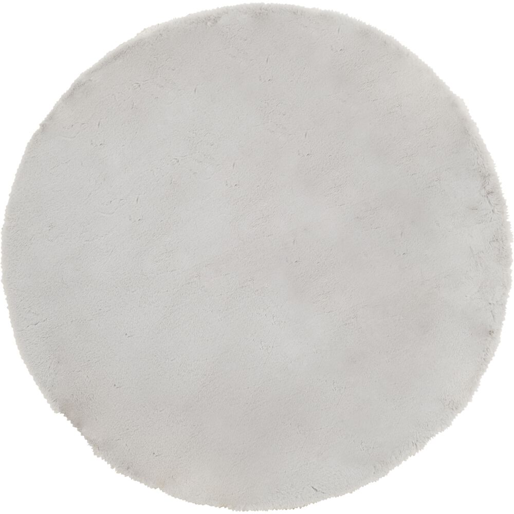 Tapis Synthétique Gris JOUVE ALINEA - Diam. 120 x Ep. ,5 cm | Leroy Merlin