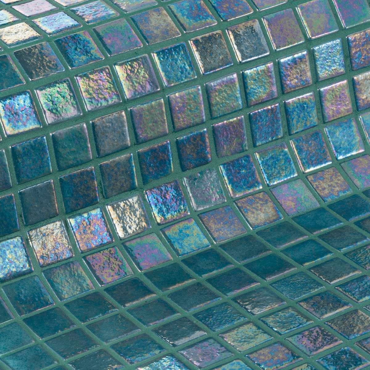 2m2 Gresite para piscina iridiscente Zafiro 25x25mm - Ezarri | Leroy Merlin