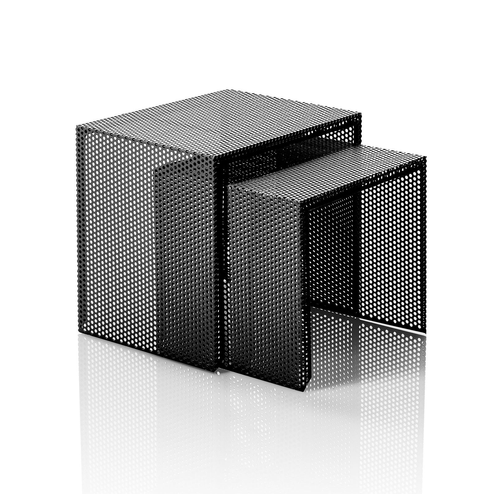 Set 2 tables basses STIFF noir | Leroy Merlin