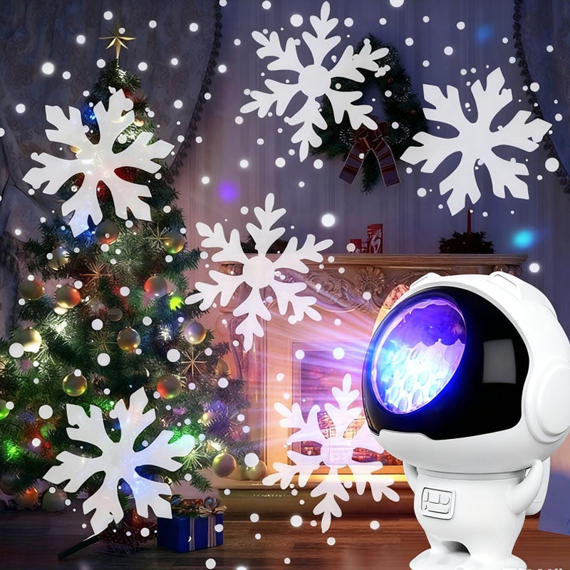 Cadeau Noël - 2*Projecteur LED Theme Spatial Astronaute, Décoration ...