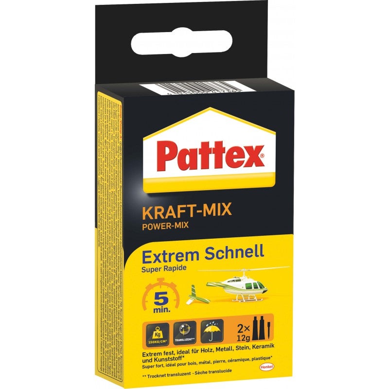 Pattex Tube colle rapide 2x12g (F) (Par 6) | Leroy Merlin