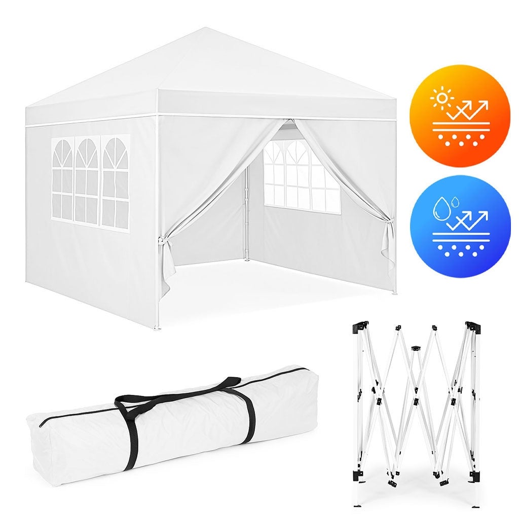 Carpa de jardín plegable con 4 paredes laterales | Leroy Merlin