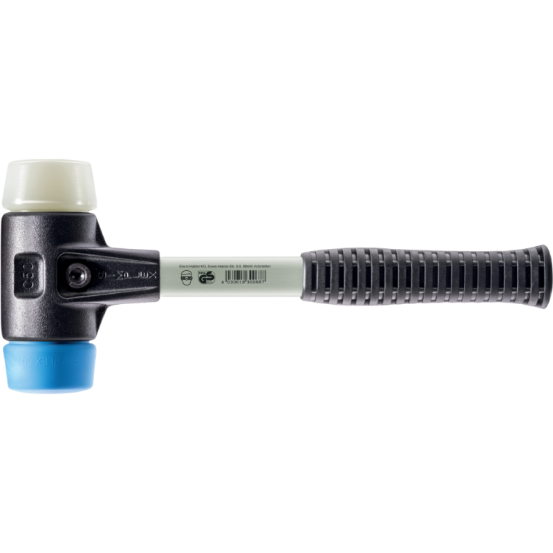 HALDER SIMPLEX maza blanda TPE / nylon con carcasa de hierro maleable ...