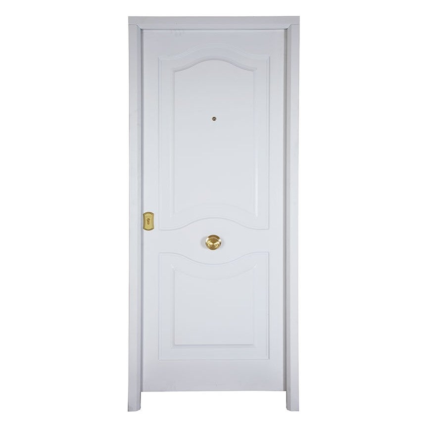 Porte d'entrée CAESAR 90 cm 45 mm en acier - Avec Poignée et serrure ...