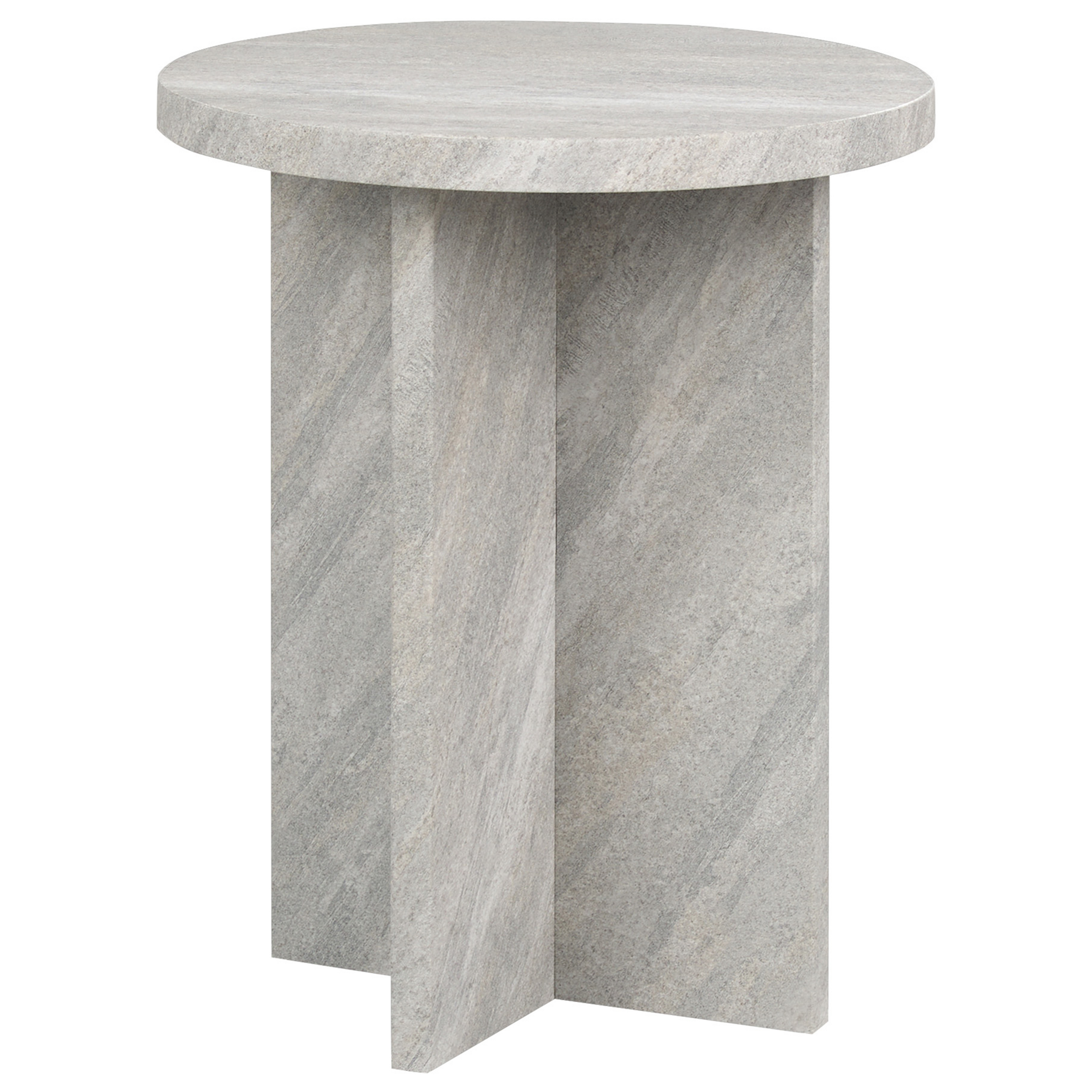 Table d\'appoint STANTON Effet béton gris | Leroy Merlin