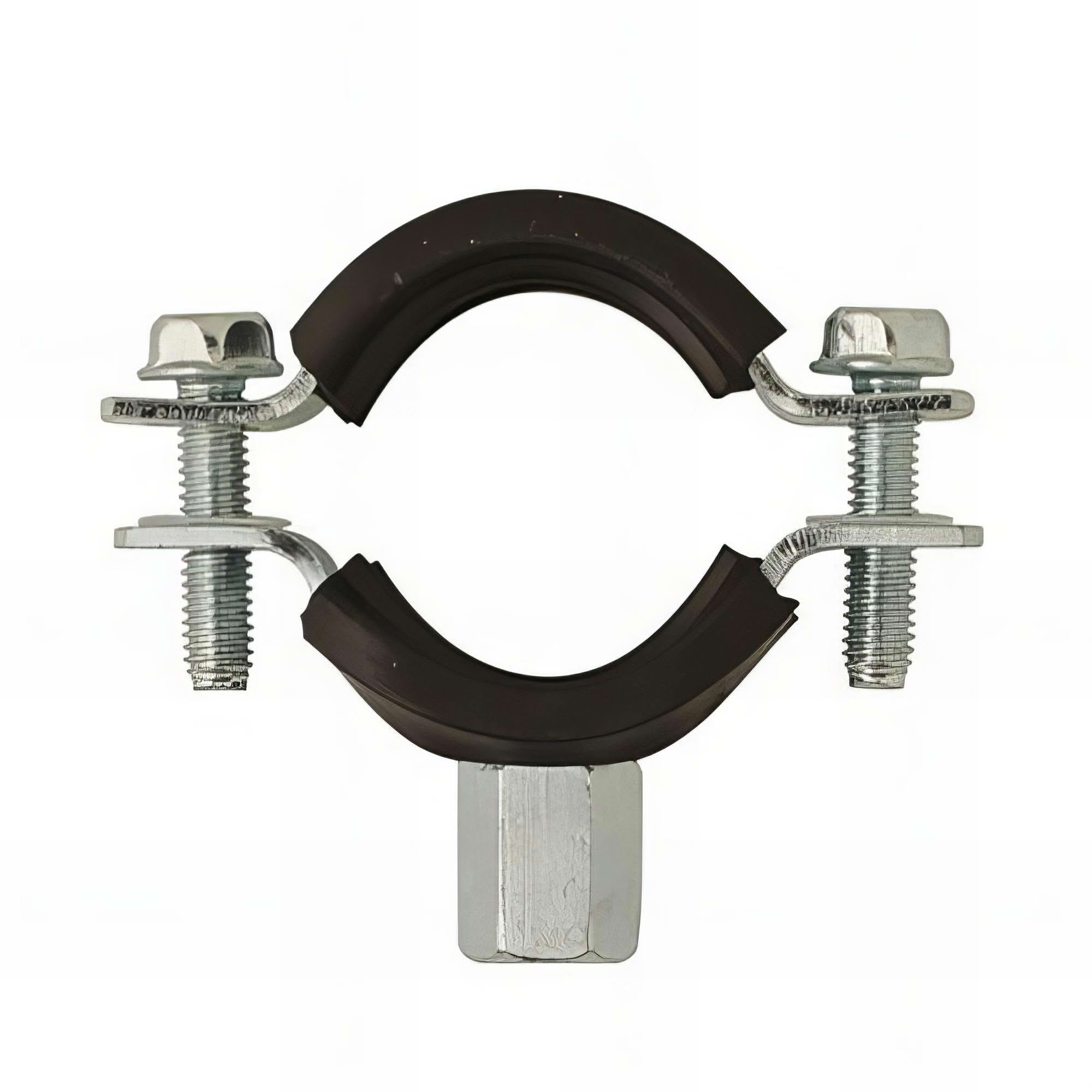 50 colliers lourd MARKS22, double embase Acier Zingué, Isophonique - M8 ...