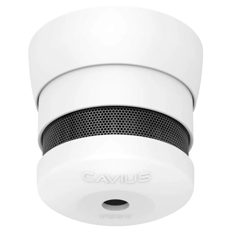 Détecteur de fumée certifié NF Cavius à pile Lithium 10 ans | Leroy Merlin