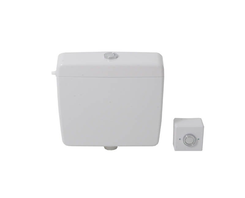 Cisterna para inodoro en ABS Blanco de 9L con mando neumático. | Leroy ...