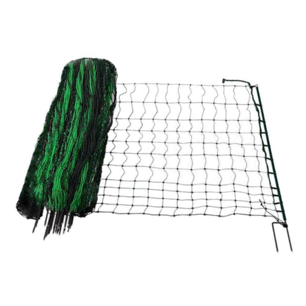 Filet pour poules - enclos poulailler - 12M - 12 mètres - Noir | Leroy ...