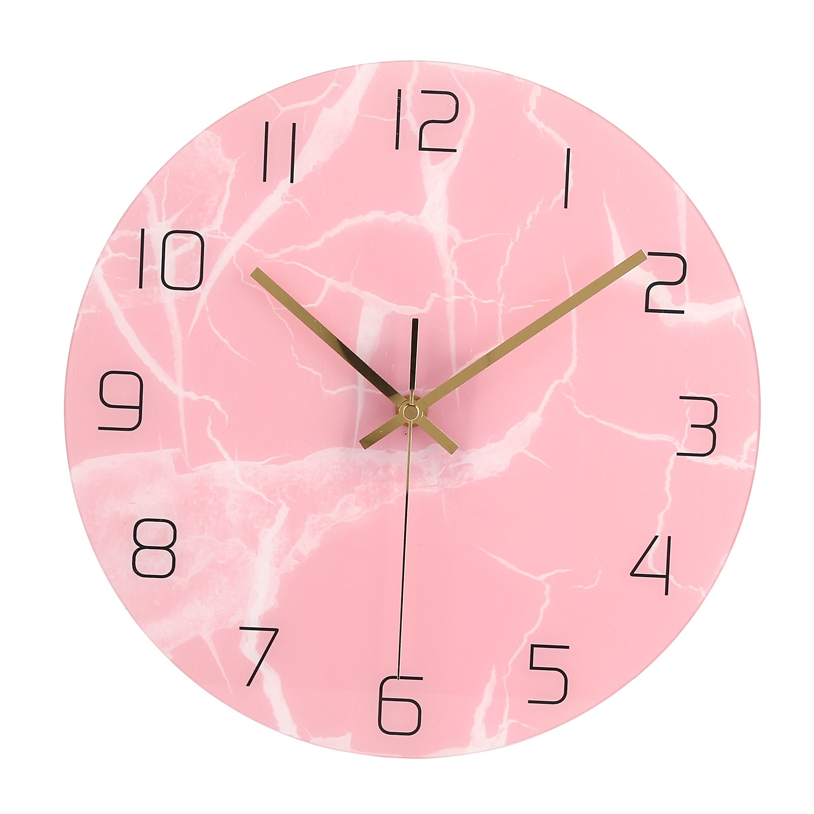 Horloge Murale Innovante Acrylique Rose Silencieuse 30x30cm - COMFORTXL ...
