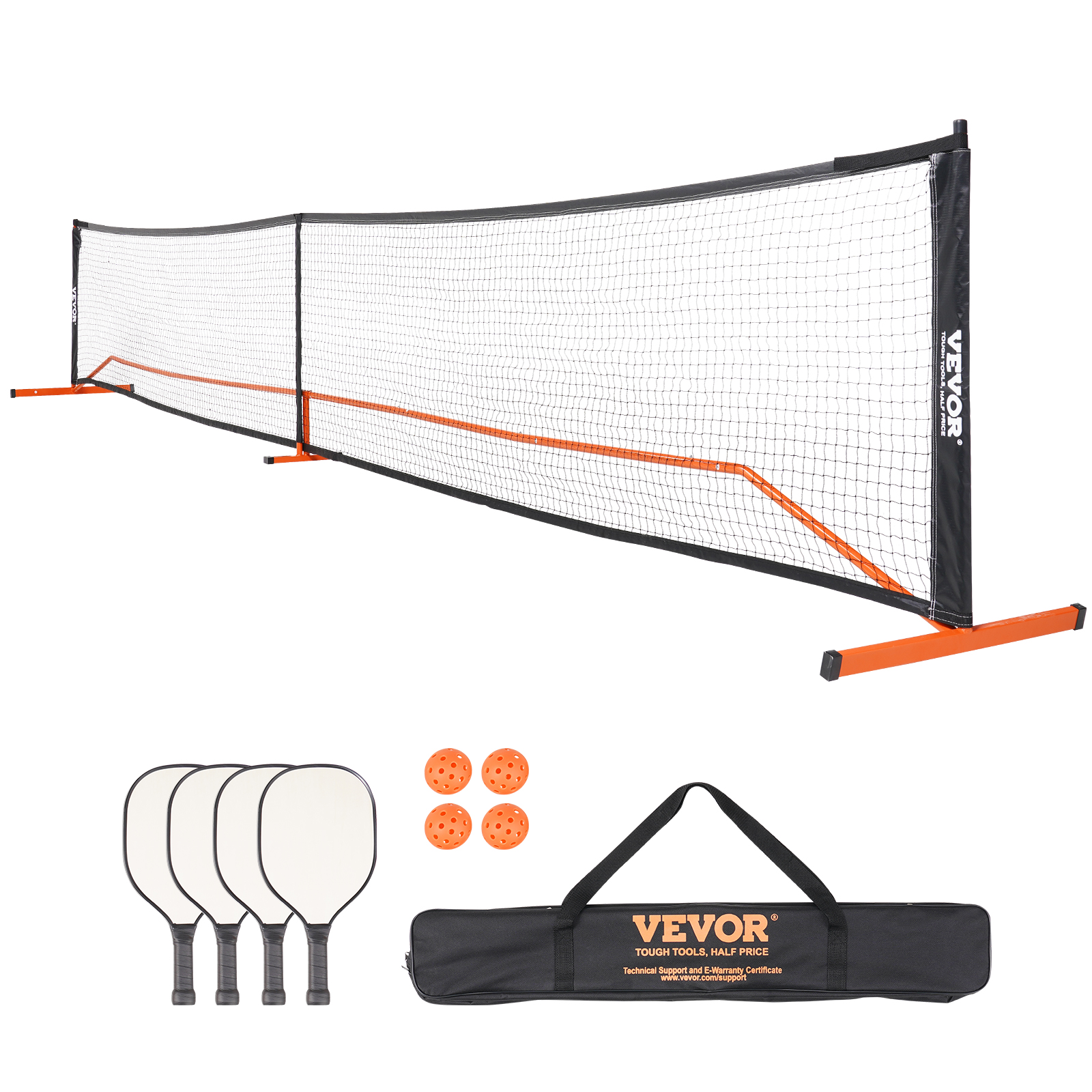 Sistema de red de Pickleball portátil de tamaño reglamentario de 22 ...