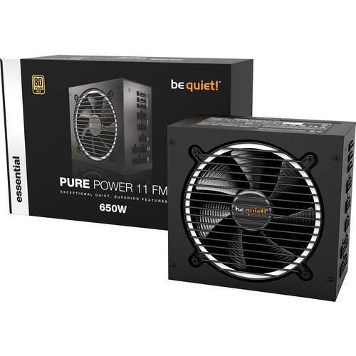 BeQuiet PURE POWER 11 FM 650W Alimentation PC 650 W ATX 80PLUS® Gold ...