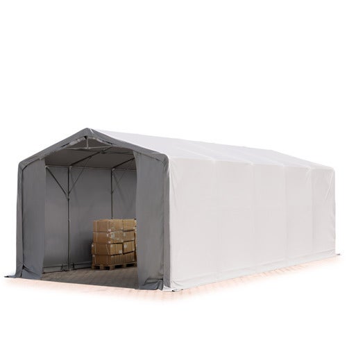 6x10 m hangar, PRIMEtex 2300, anti-feu, H. 3 m avec portes à fermeture ...