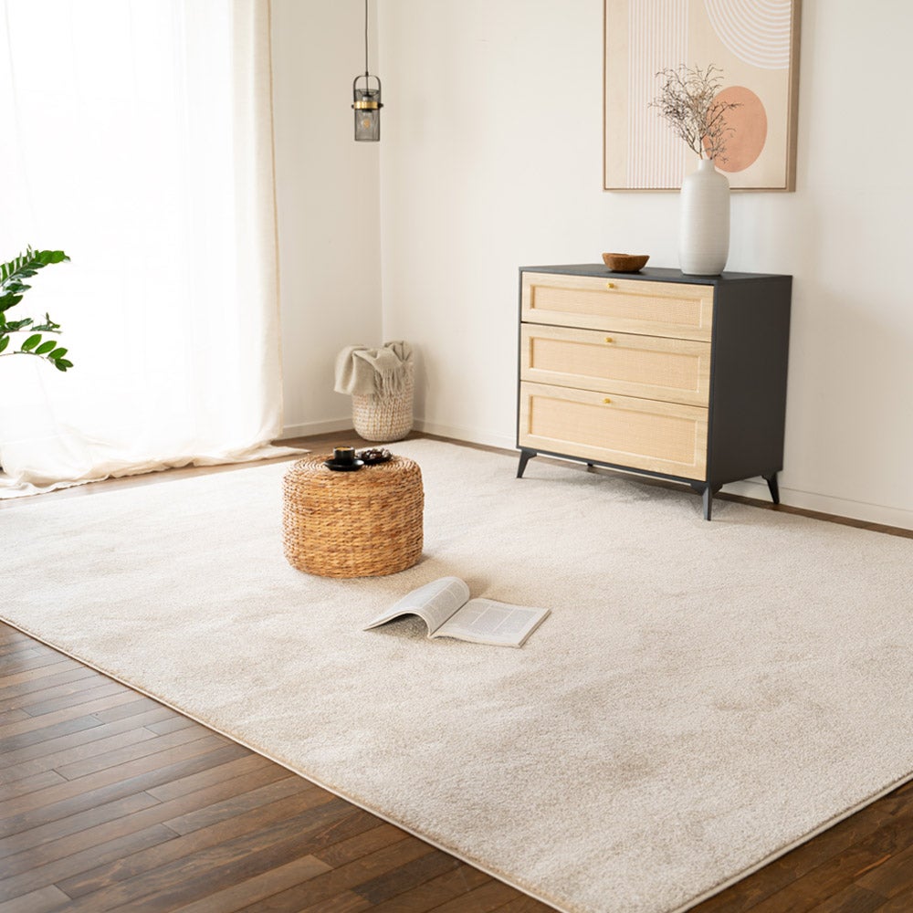 Home Deluxe - Tapis FOFI - Couleur : Beige, Dimension : 230 x 160 cm ...