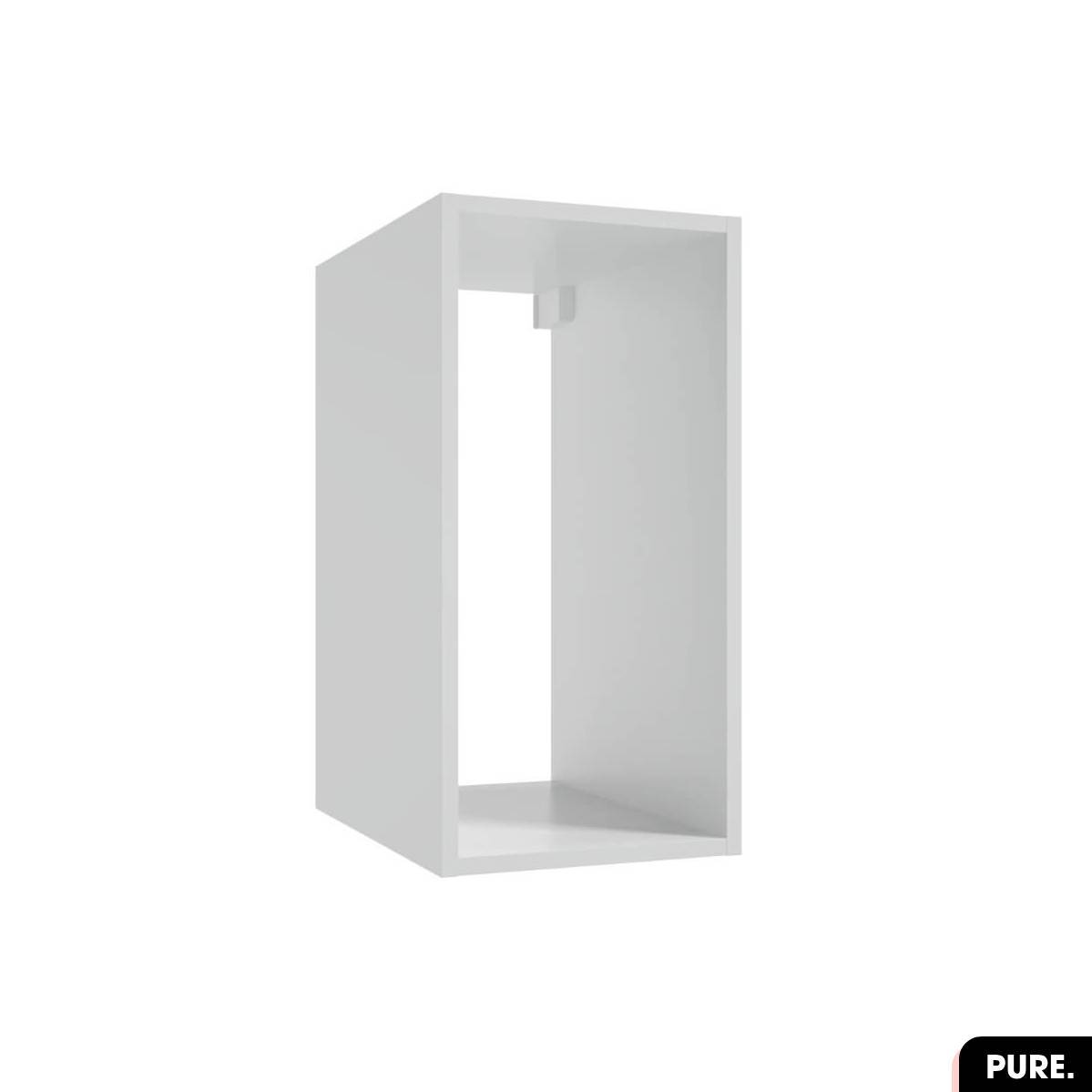 Cubo de pared | PURO | Blanco | 60 × 30 × 44 | Leroy Merlin