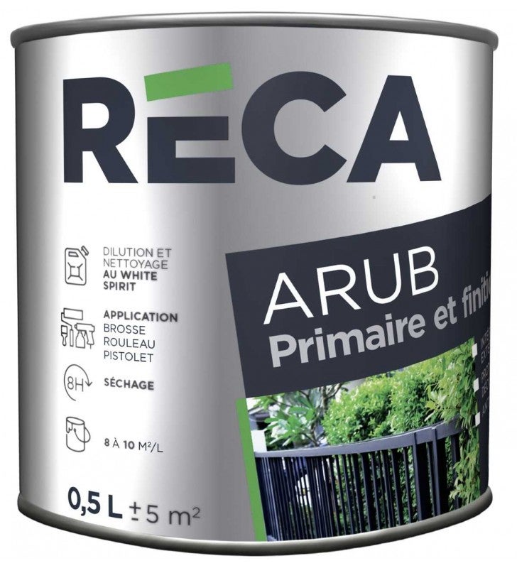 Arub satin Blanc Reca Peinture Base - BLANC, Conditionnement - 2.5 L ...