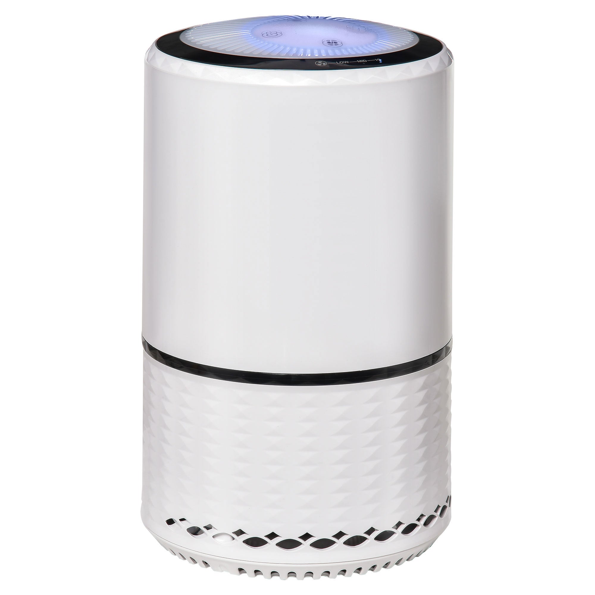 HOMCOM Purificatore D'aria Con Filtro Hepa Carbone Attivo, 3 Velocità ...