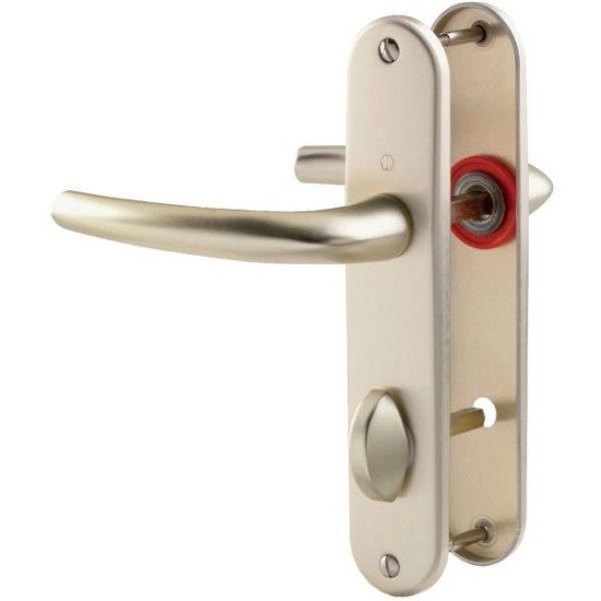 Juego de puerta San Diego 1191/347 HOPPE Alu Champagne F2 - Caña ...