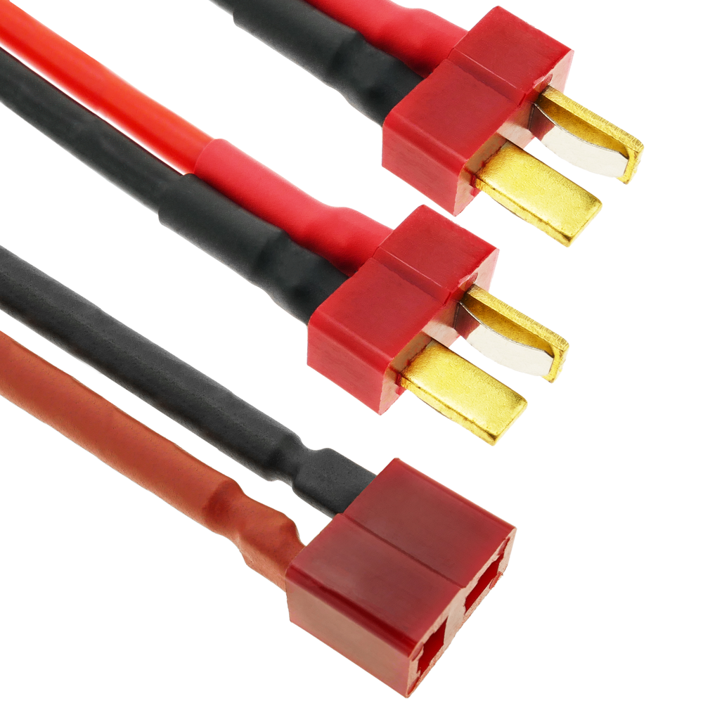 Cable T PLUG hembra a 2 x T PLUG macho de 30cm 14AWG PAR Carga y fuente ...