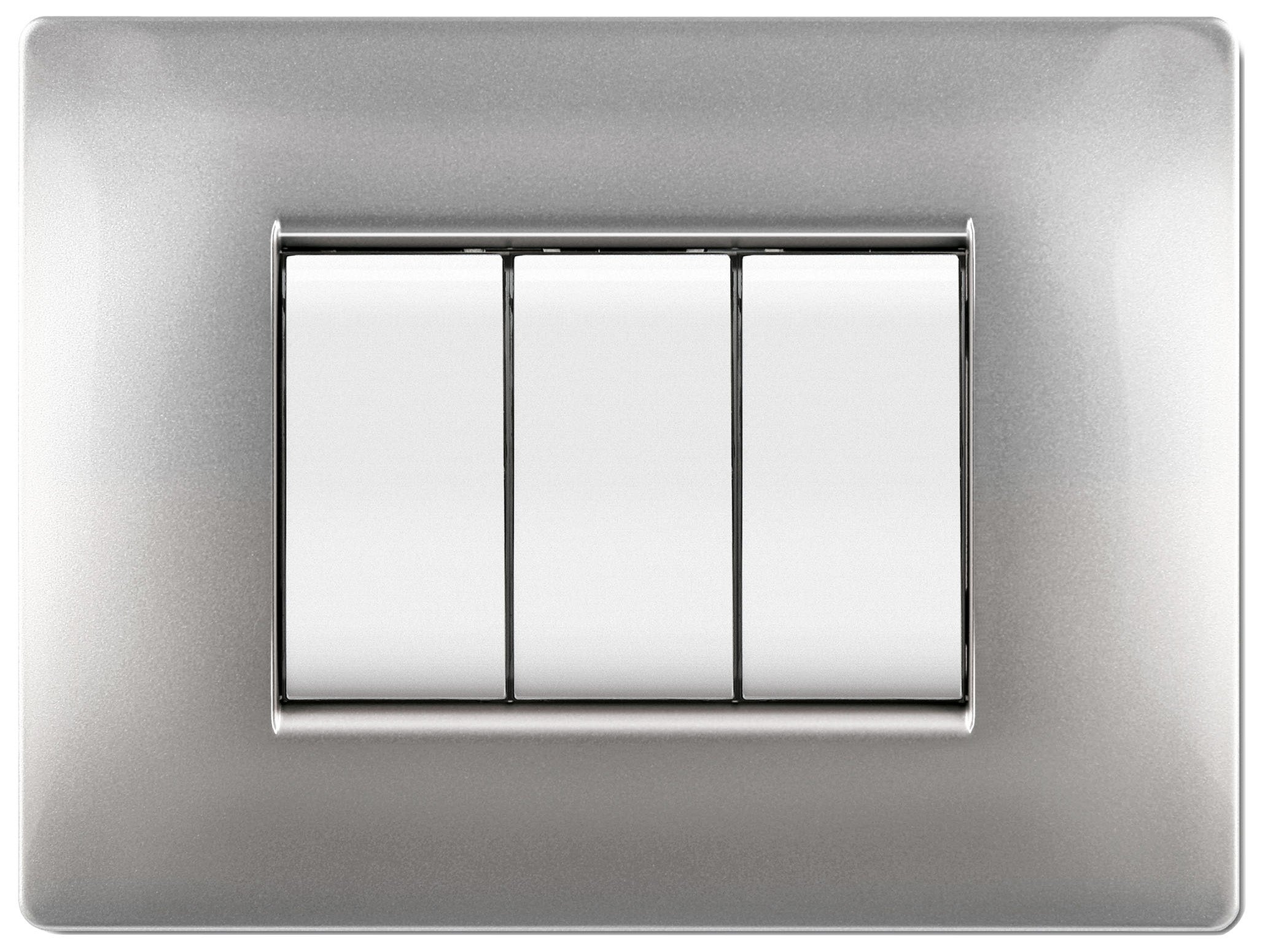 ASSIETTE LIFE Q LIVING PLAST ALUMINIUM CLAIR 3P | Leroy Merlin