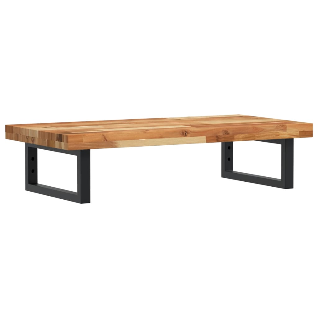 Étagère de vasque murale acier et bois massif d'acacia | Leroy Merlin