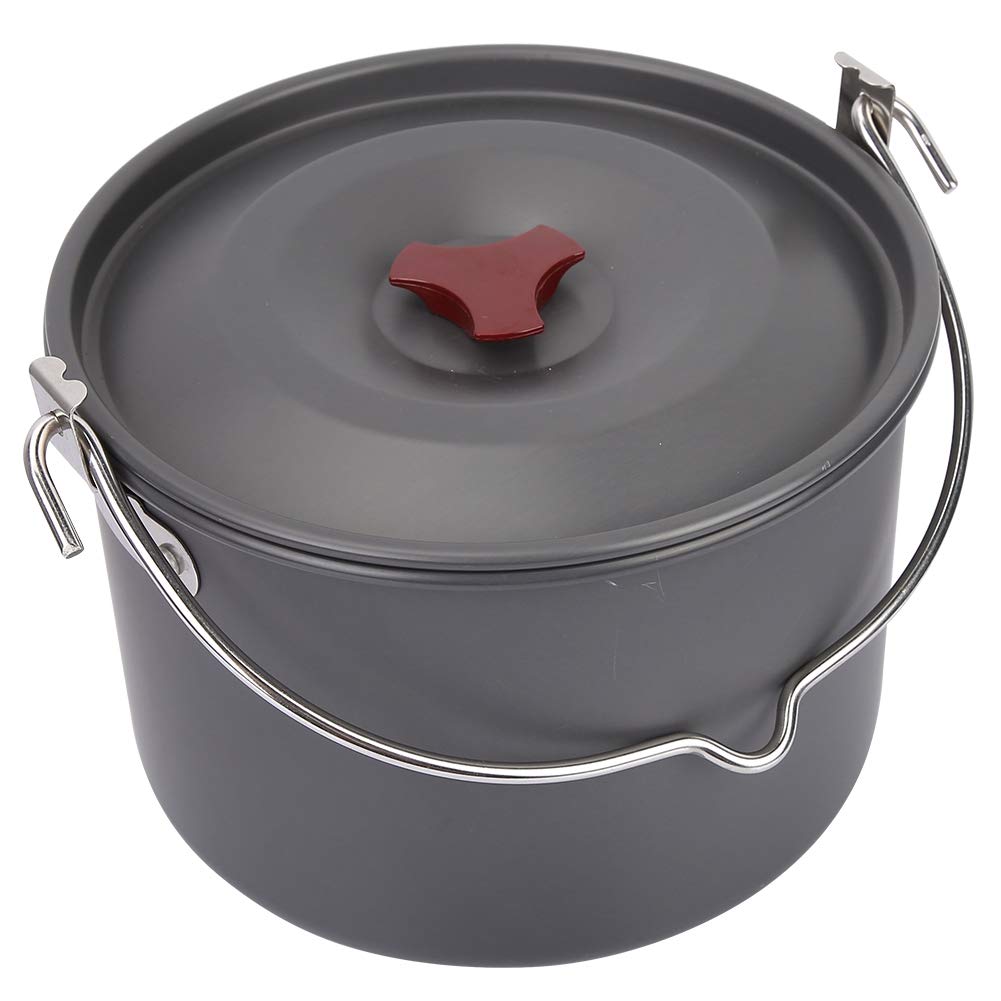 Marmite de camping suspendue, marmite simple pour camping en plein air ...