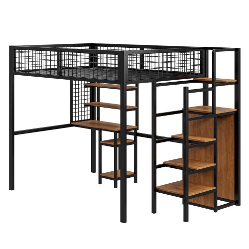 Litera alta 140 x 200 cm con escalera de seguridad, cama infantil ...